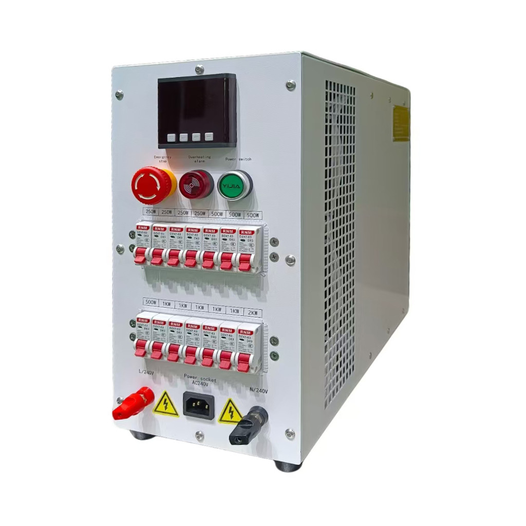 AC240V 10kw Load Bank Tester de carga resistiva Potência ajustável para ...